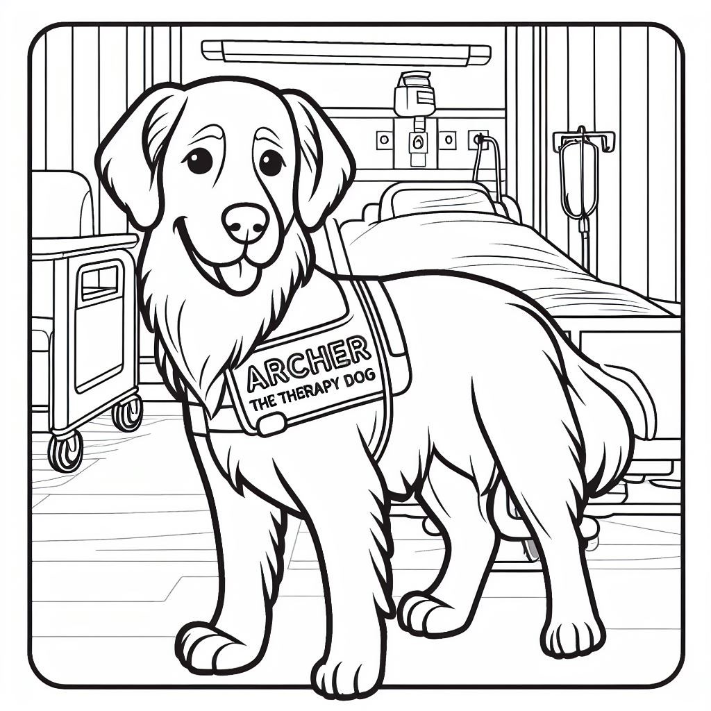 Coloring Pages – Katie Baron: Author & Therapy Dog Advocate